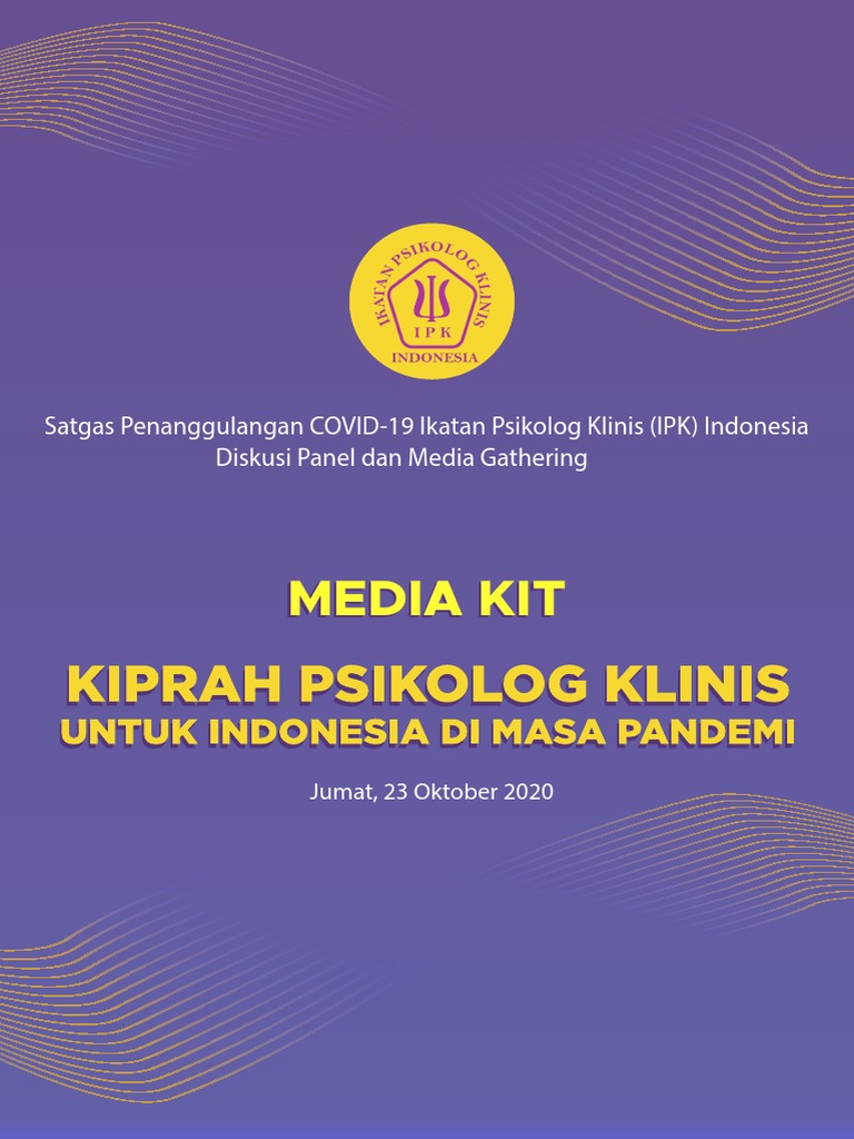 Kiprah Psikologi Klinis Untuk Indonesia Di Masa Pandemi | PDF
