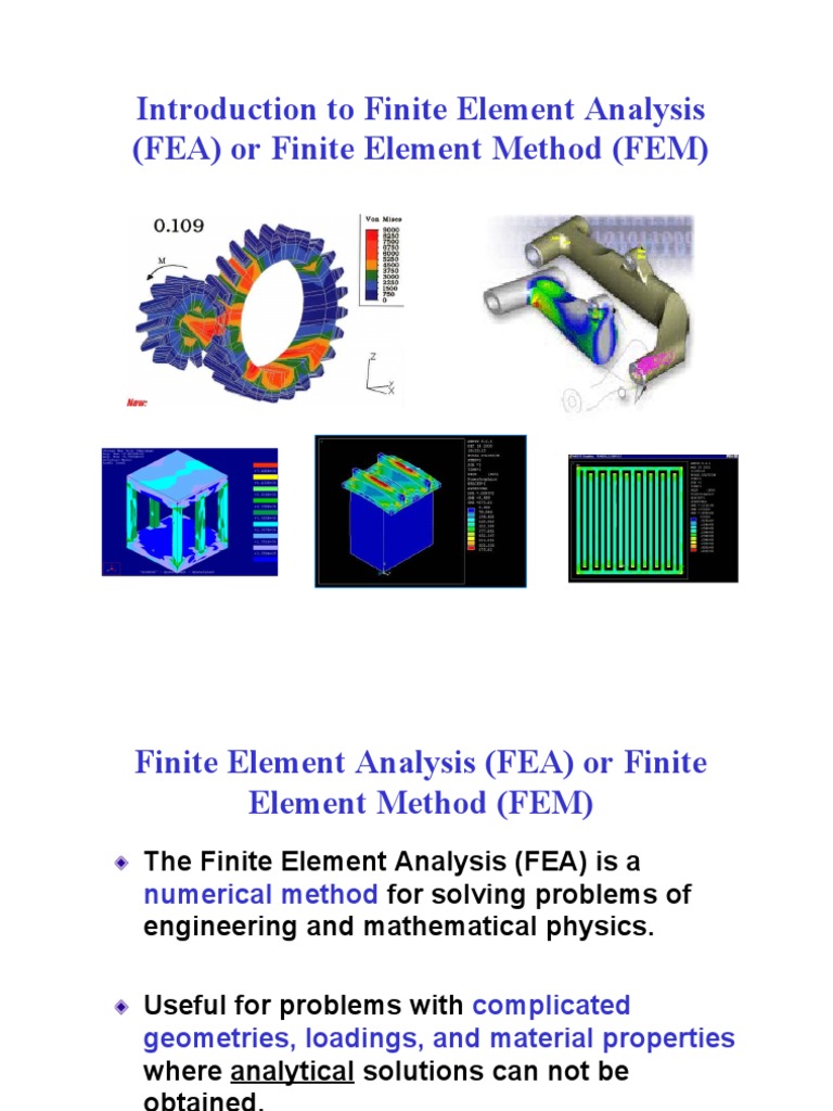 FEA - Theory SGN | PDF | Finite Element Method | Stress–Strain Analysis
