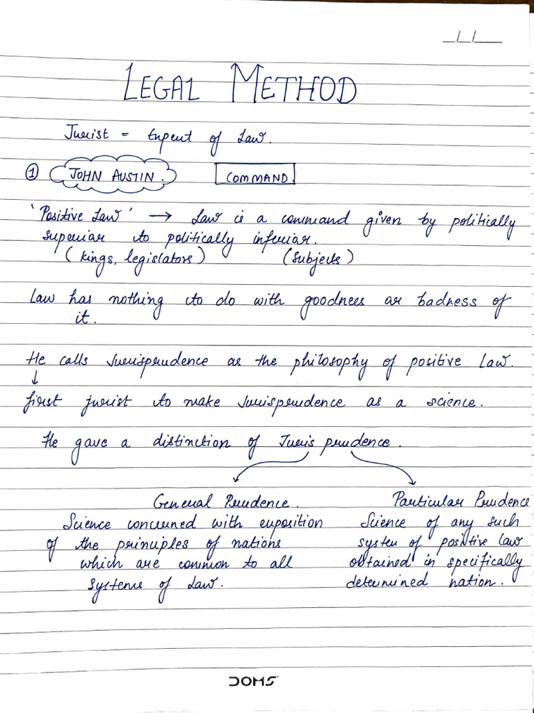 Legal Method 1 | PDF