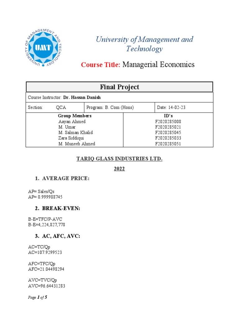 Final Project Economics | PDF | Economics | Economies