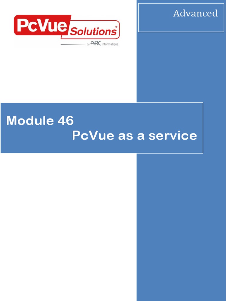 Module 46 - PcVue As A Service | PDF | Microsoft Windows | Command Line Interface