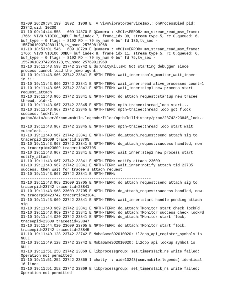 Log | PDF | System Software | Information Technology