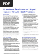 Iata Level of Service Paper Best Practice | PDF | Airport | Infrastructure