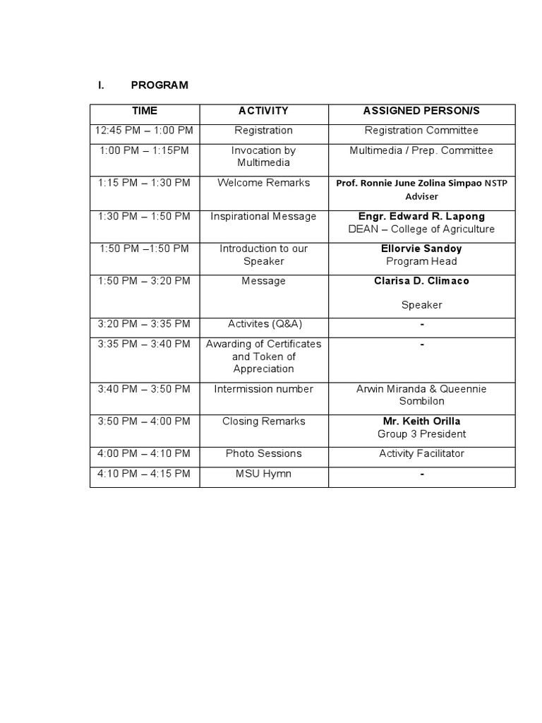 Program Flow Pdf 