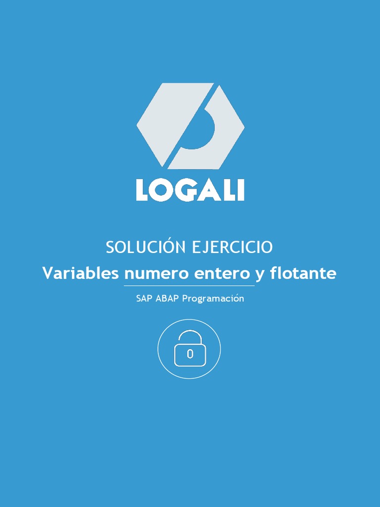 Solución Ejercicio: Variables Numero Entero y Flotante | PDF Solución Ejercicio: Variables Numero Entero y Flotante | PDF
