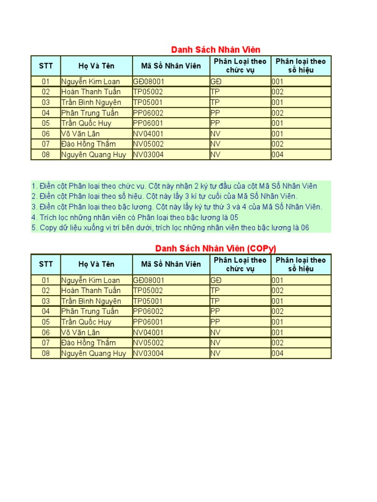 BTH Chương 5 (P1) | PDF