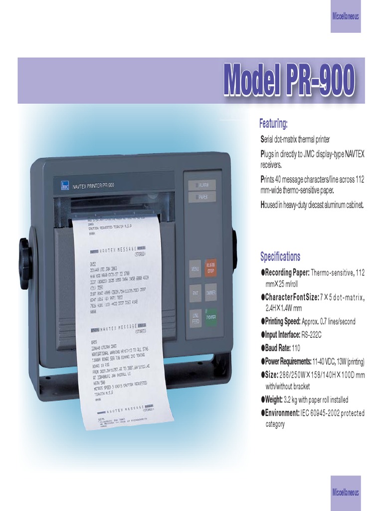 PR 900 | PDF