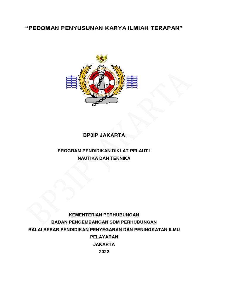 Buku Pedoman Karya Ilmiah Terapan 2022 | PDF