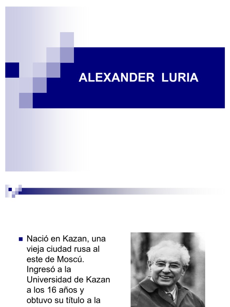 Alexander Luria | PDF