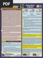 Concrete Mansonry Unit (CMU) Weights and Section Properties | PDF ...
