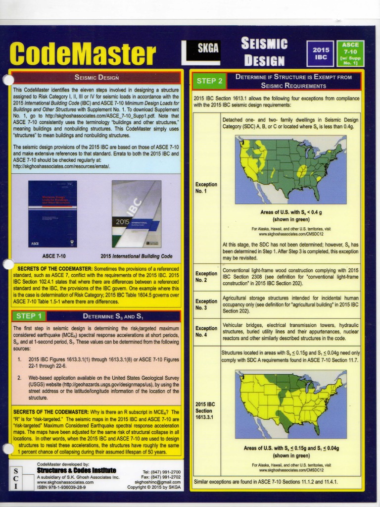 Codemaster 2015 Seismic Design | PDF