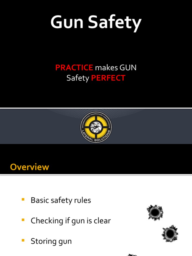 Four Rules of Gun Safety Explained | PDF | Self-Improvement