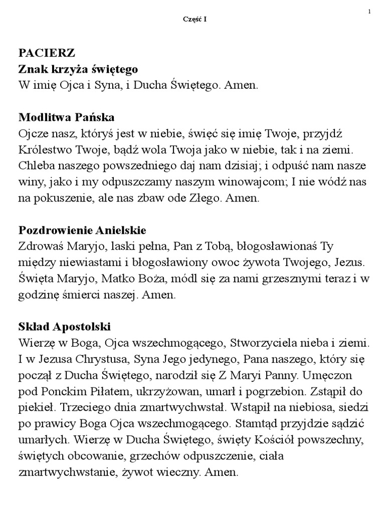 KATECHIZM Dziecka Pierwszokomunijnego 2020 2021 | PDF