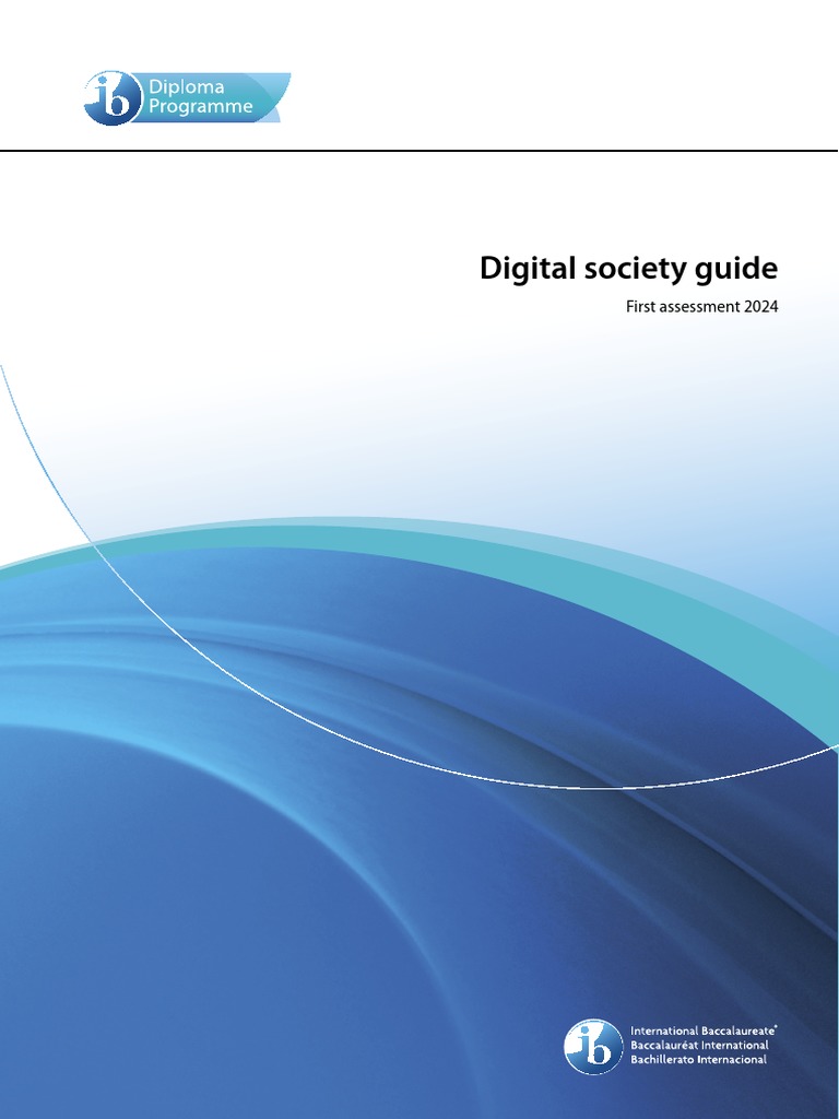 Digital Society Guide en | PDF | Educational Assessment | Teachers