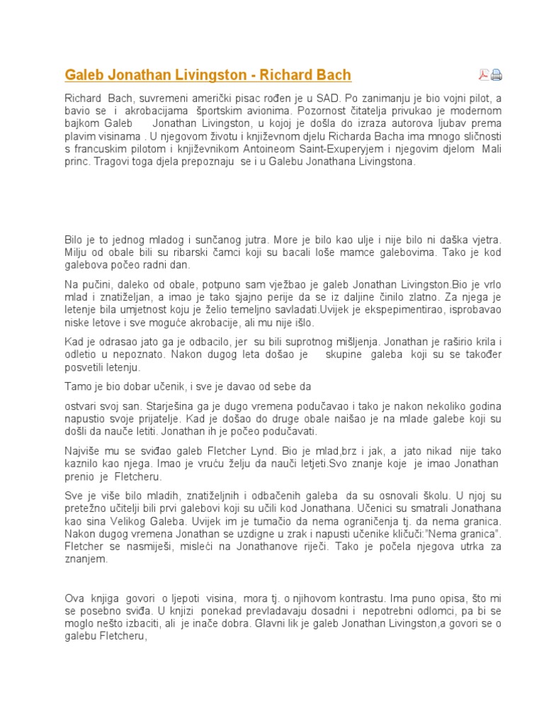 Galeb Jonathan Livingston | PDF