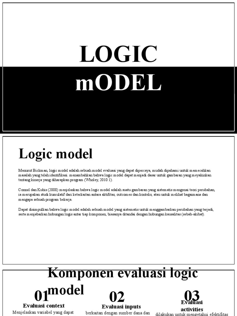 Logic Model | PDF