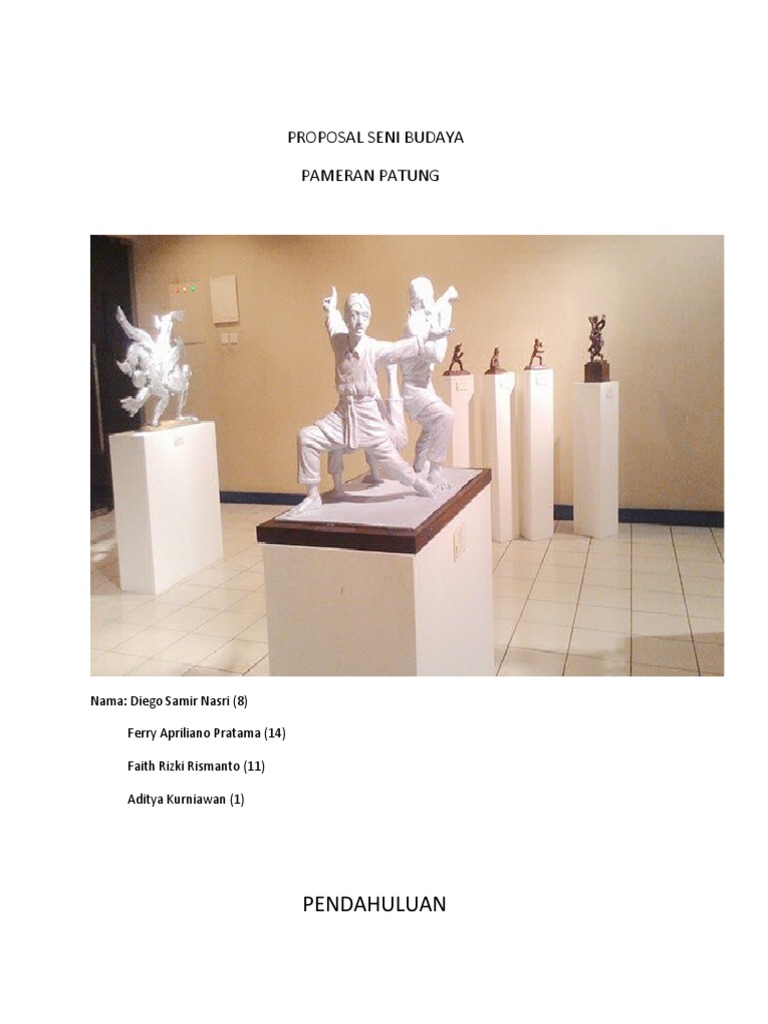 PROPOSAL SENI Budaya | PDF