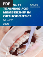 Morth Part A Exam 9-2022 | PDF | Orthodontics | Dentistry Branches