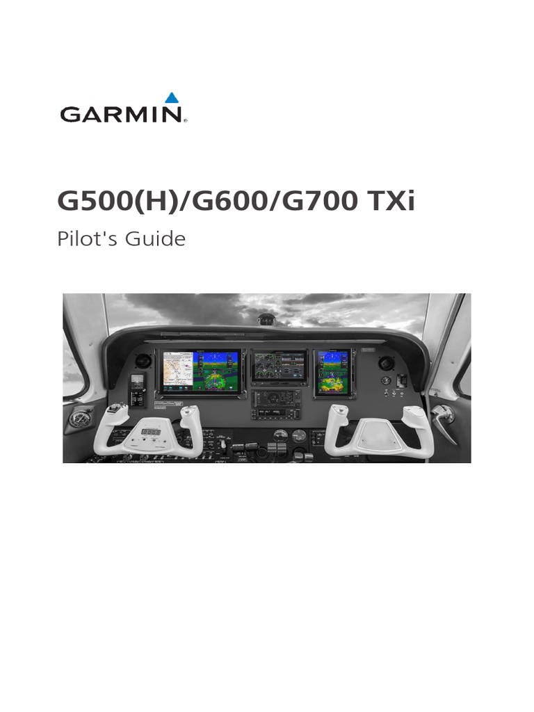 G500H TXi Pilots Guide 190-01717-10 - F | PDF | Aviation | Aircraft