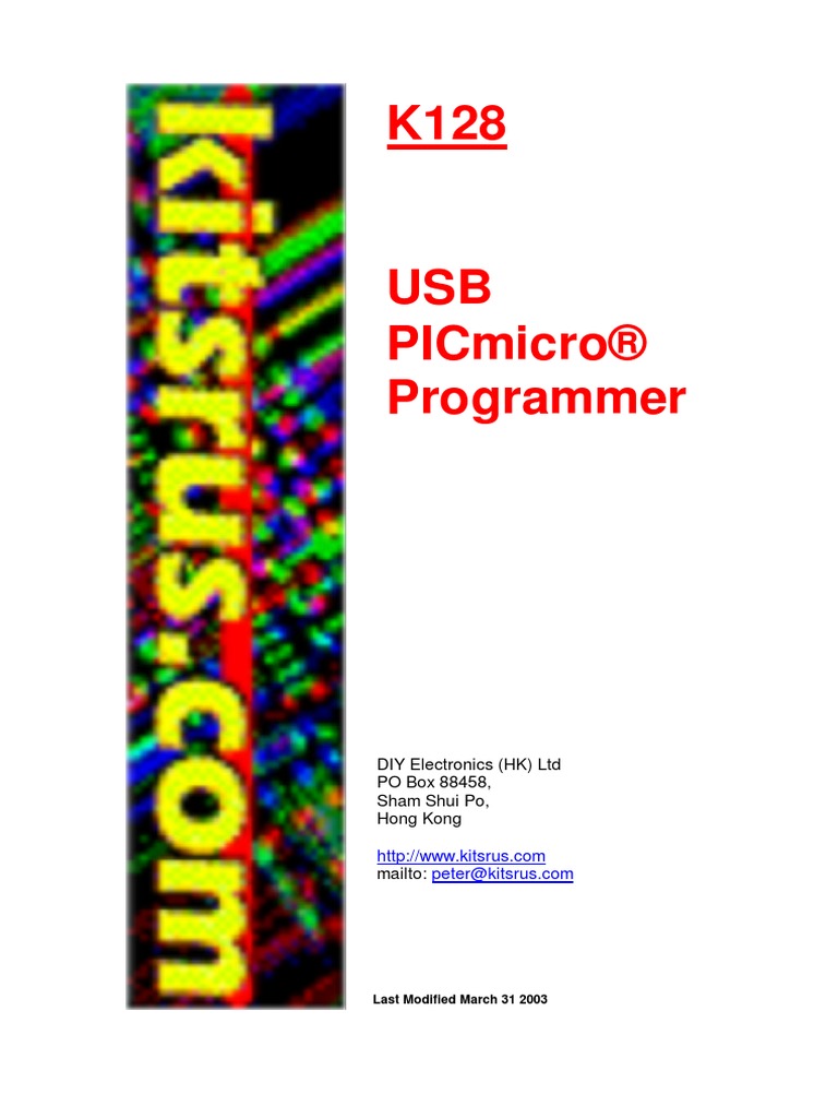 Manual de Electronica - Pic Programmer All-Flash Usb Kit128 | PDF ...