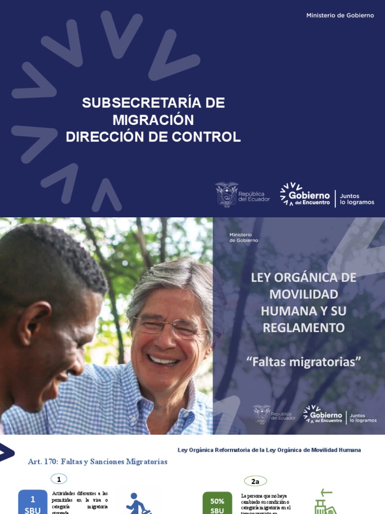 Migración LOMH-RLOMH - DCM Faltas Migratorias | PDF | Justicia | Crimen ...