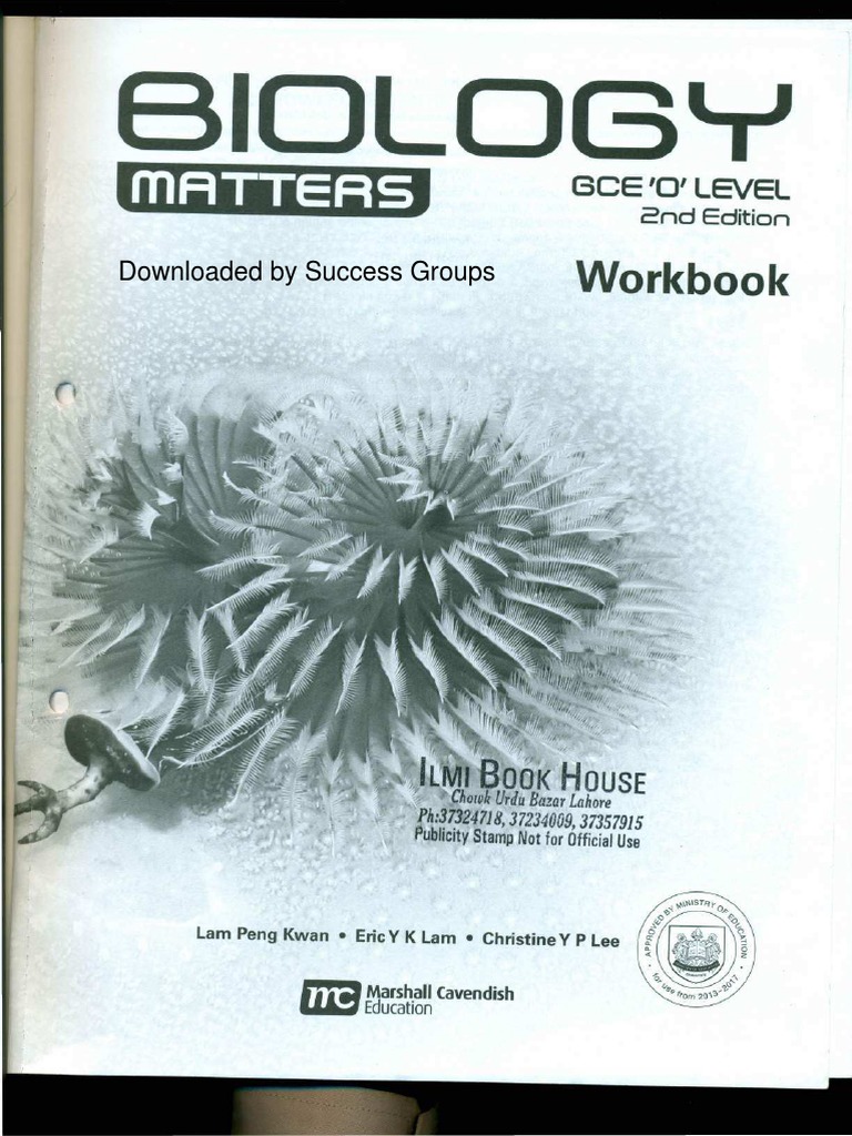 Biology Matters Theory Workbook 1 | PDF | Cell Membrane | Cell (Biology)