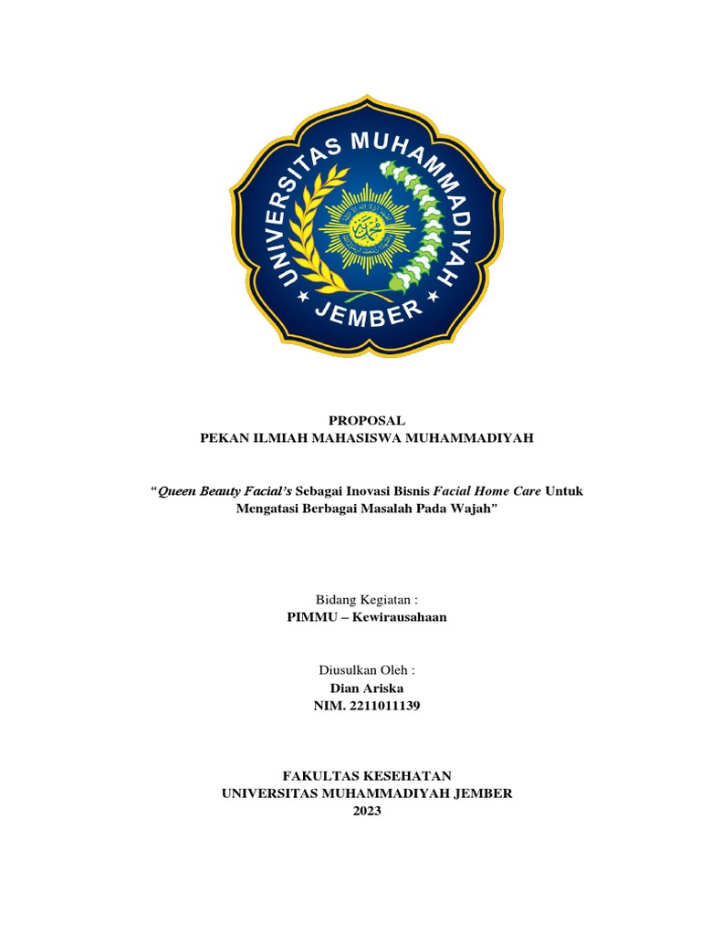 Proposal PKMK Dian | PDF