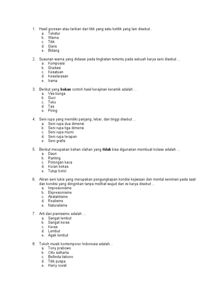 Naskah Soal 12 | PDF