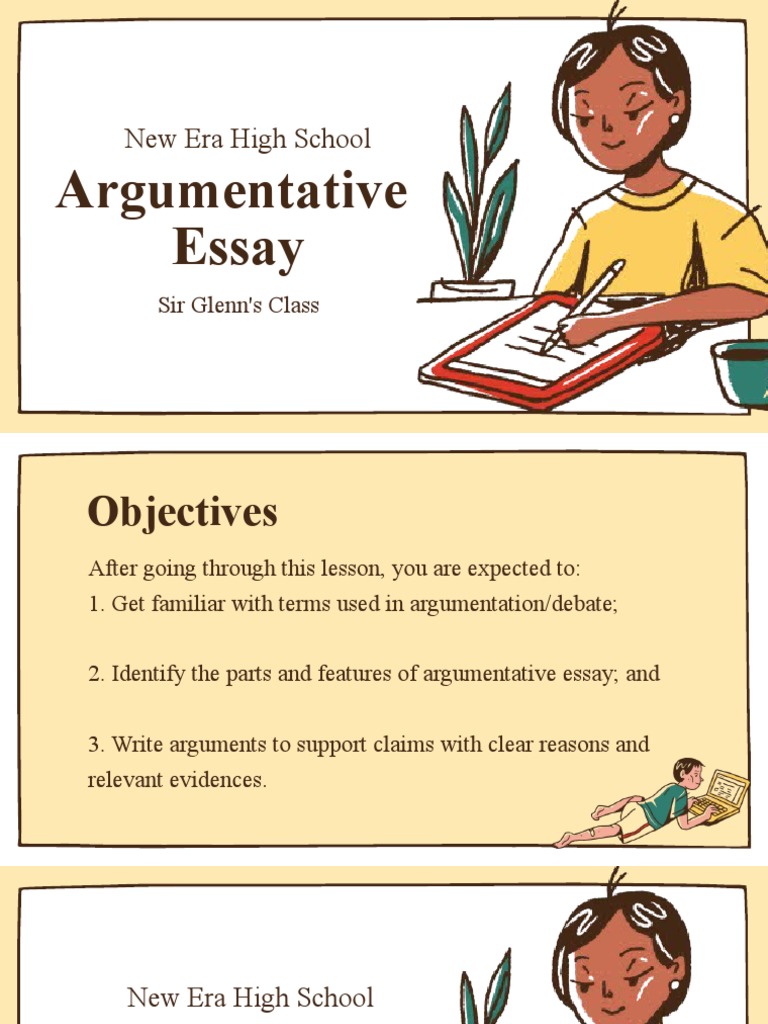Argumentative Essay Day 1 | PDF | Essays | Argument