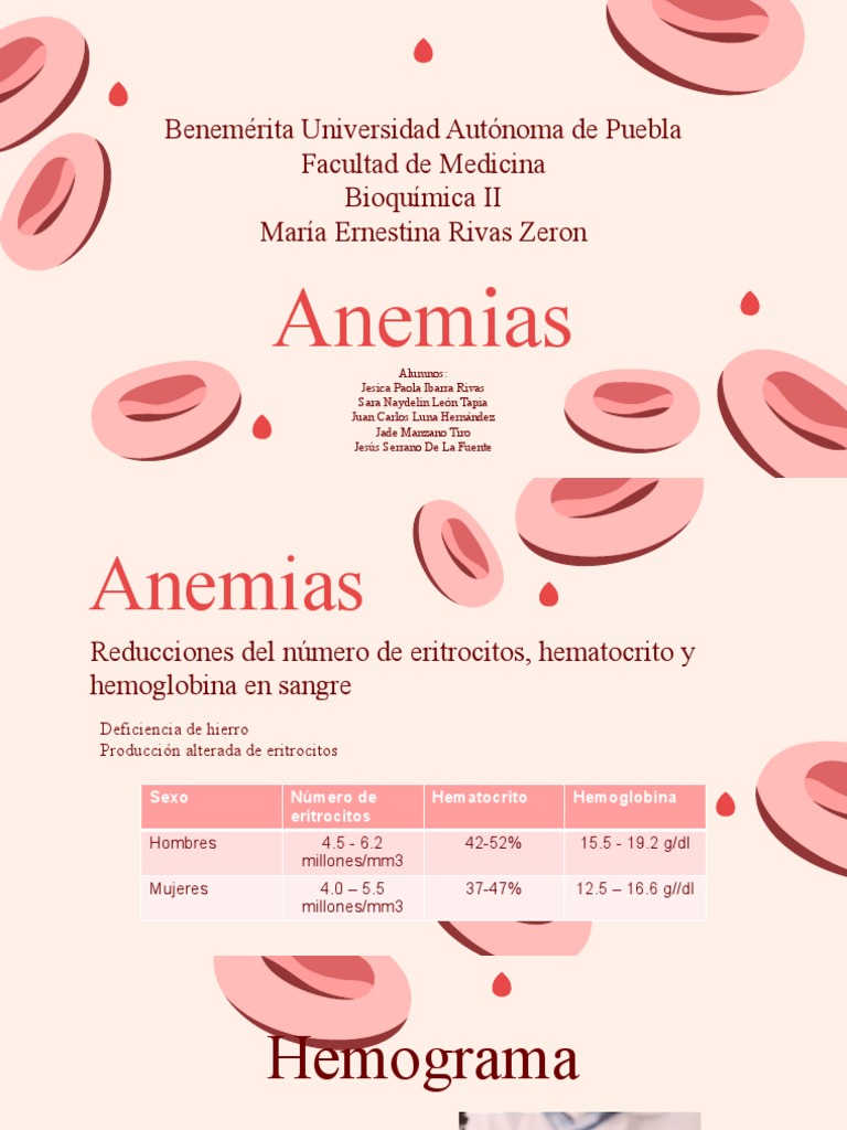 Anemia S | PDF | Coagulación | Anemia