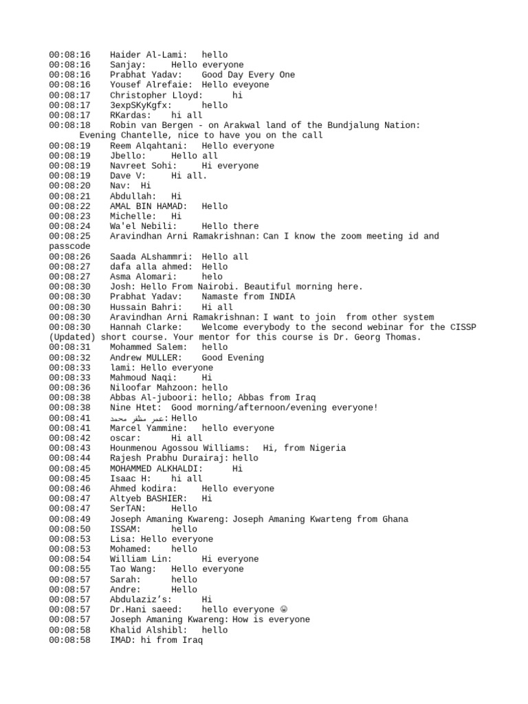 Module 2 Chat Log | PDF | Cryptography | Cloud Computing