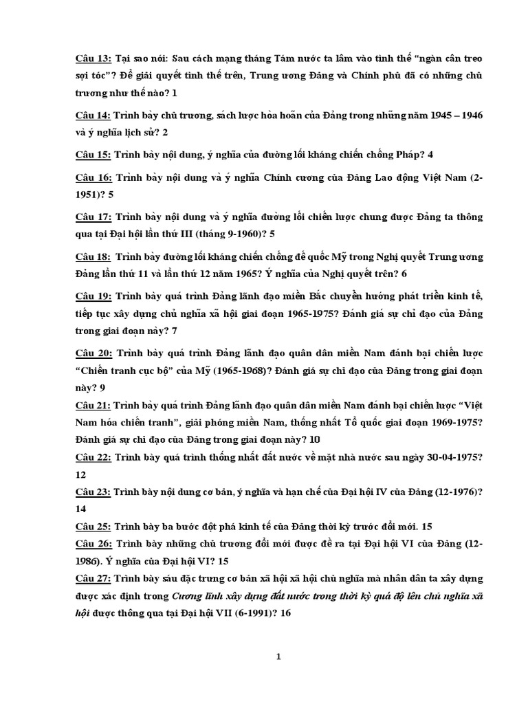 TÀI LIỆU HƯỚNG DẪN ÔN TẬP MÔN LSD | PDF