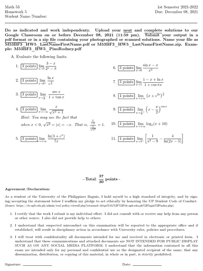 M53BF3 Homework5 | PDF