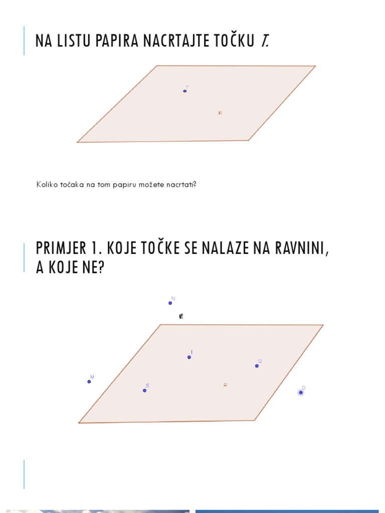 Dužina, pravac, polupravac | PDF