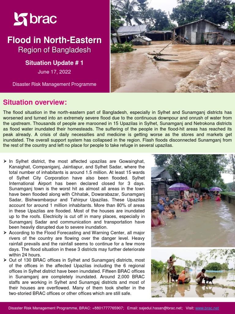 SitRep Flood 1 | PDF | Flood | Emergency Management
