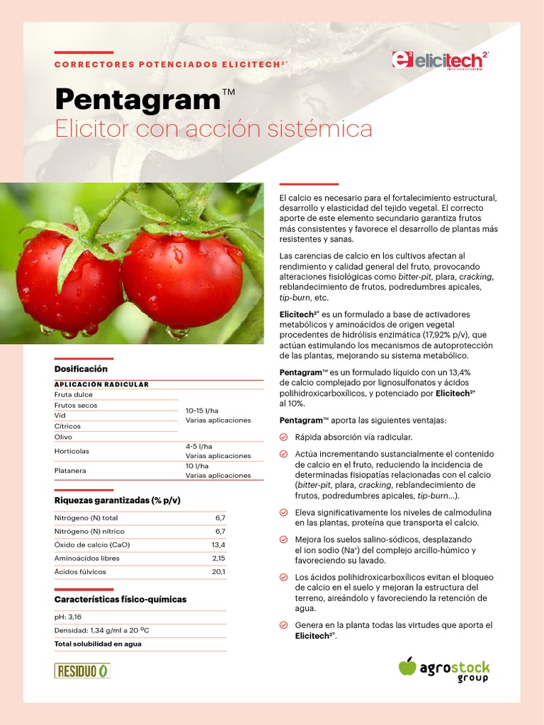 FT - Elicitech Colombia | PDF | Calcio | Metabolismo