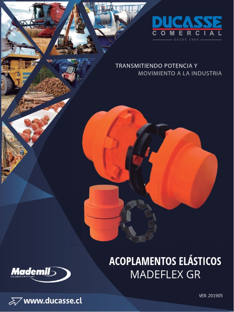 Catálogo Acoples Madeflex GR - Ed 2019 05 | PDF | Bomba | Motores