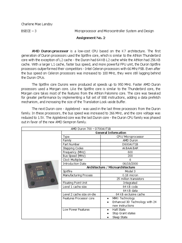 Microprocessor | PDF | Central Processing Unit | Cpu Cache