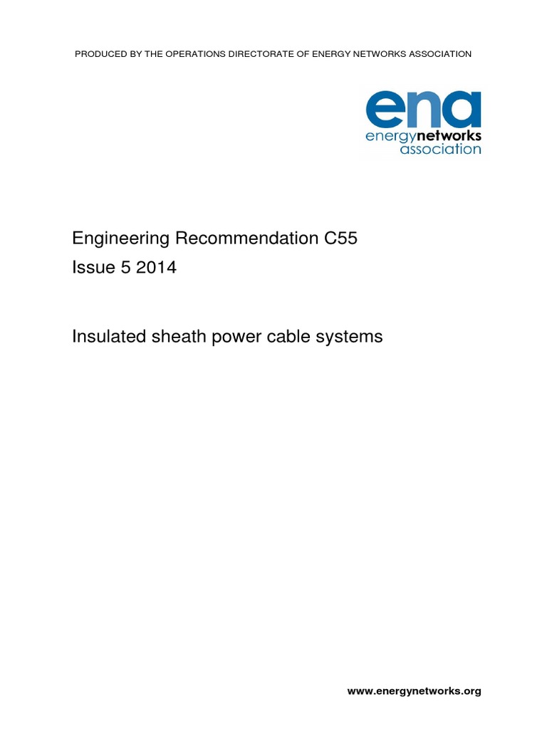 ENA EREC C55 Extract 180902050504 | PDF | Insulator (Electricity ...