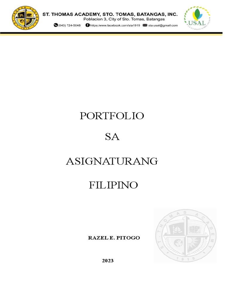 Portfolio Final Output Pitogo Sure Na | PDF