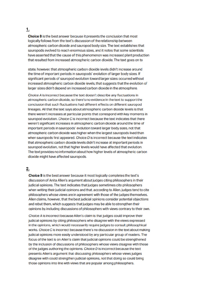 Inferences Worksheet Answers (SAT English) | PDF