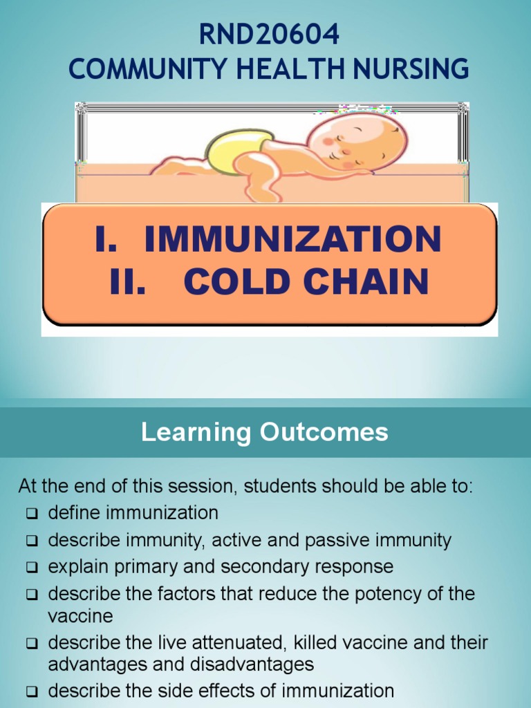 l3 Immunization & Cold Chain | PDF | Immunity (Medical) | Vaccines