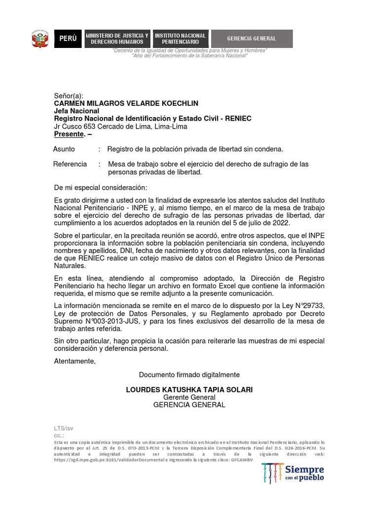 Modelo de Oficio | PDF | Justicia | Crimen y violencia