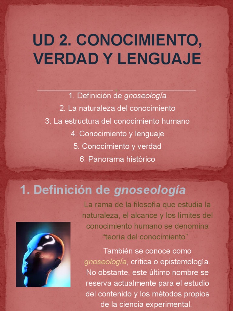 UD2 Gnoseología | PDF | Verdad | Racionalismo