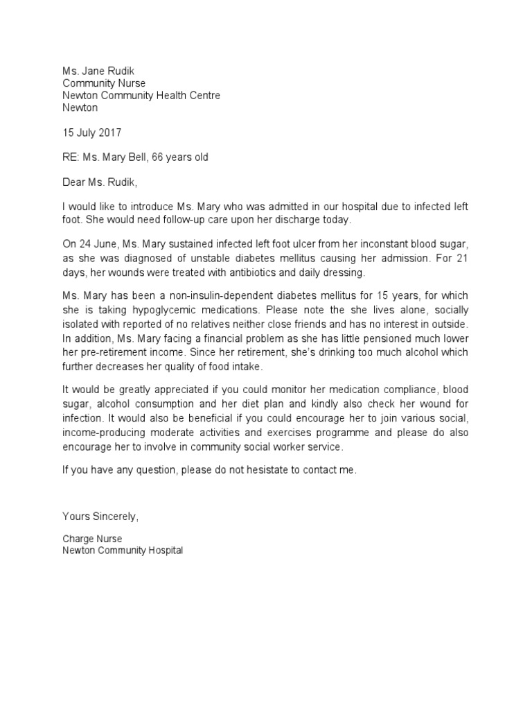 Discharged Letter | PDF