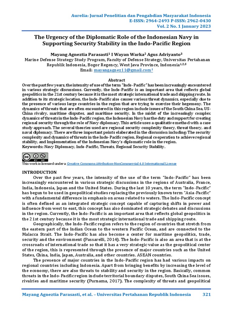 The Urgency of The Diplomatic Role of The Indonesi | PDF | Power ...