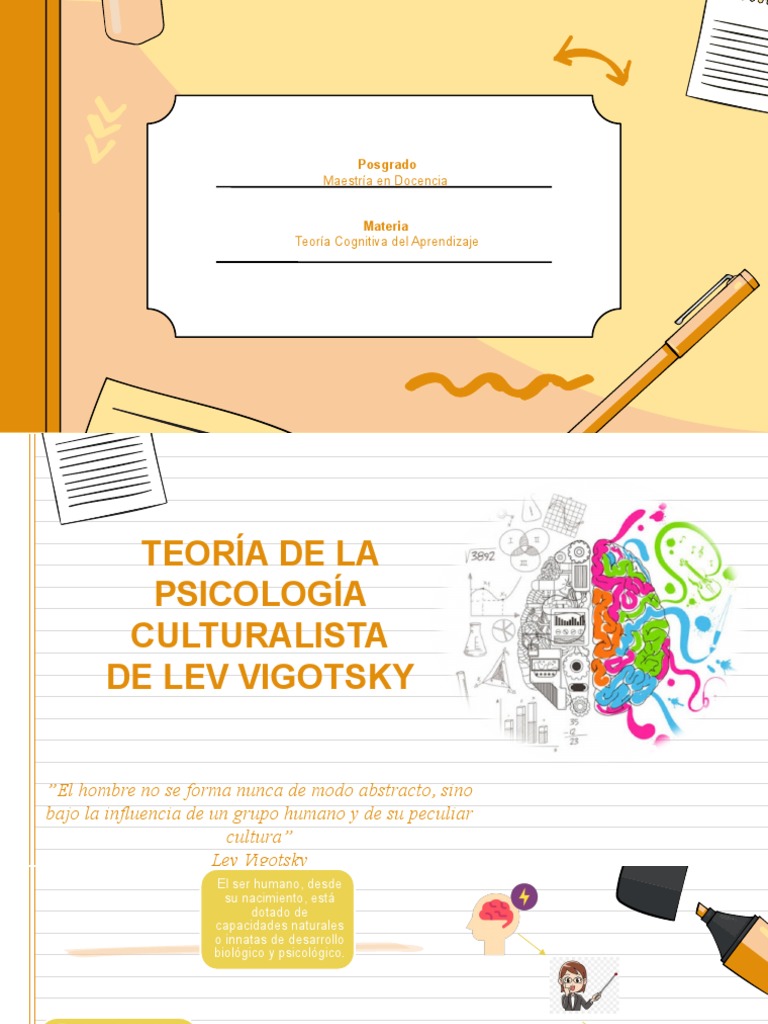 Teoria de Lev Vigotsky | PDF | Aprendizaje | Pensamiento