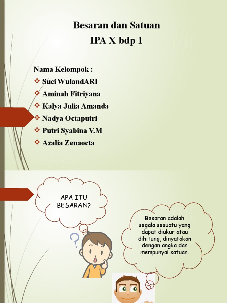 Ipa Besaran Dan Satuan | PDF