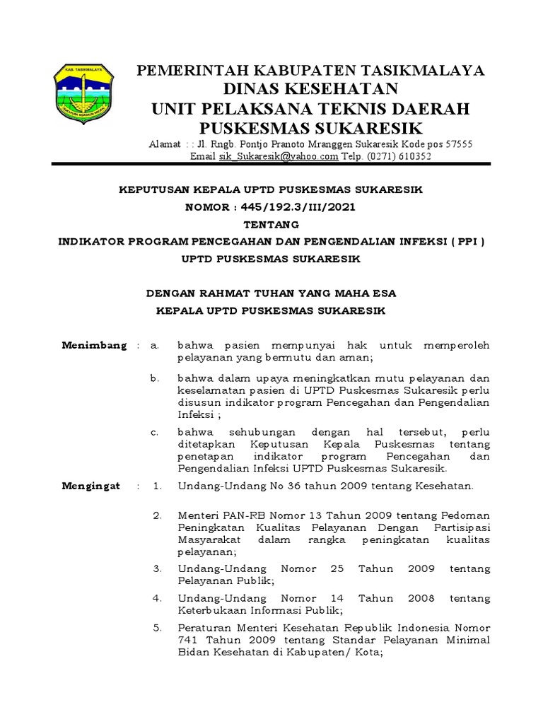 SK Indikator PPI | PDF