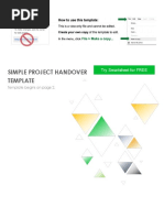 IC Project Handover Plan 11458 | PDF